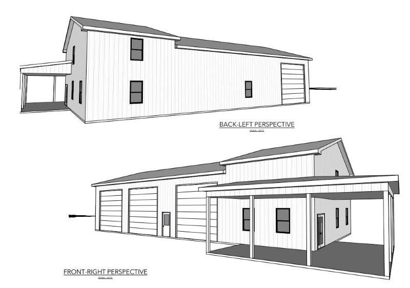 Stock Floor Plan Autumn Barndominium Versions - Barndominium Floor Plans