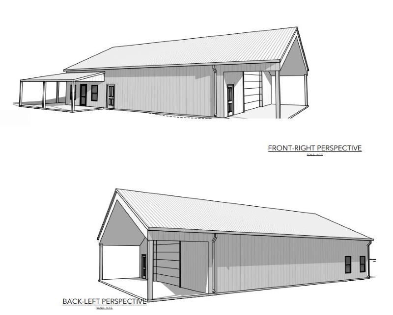 Stock Floor Plan Autumn Barndominium Versions - Barndominium Floor Plans